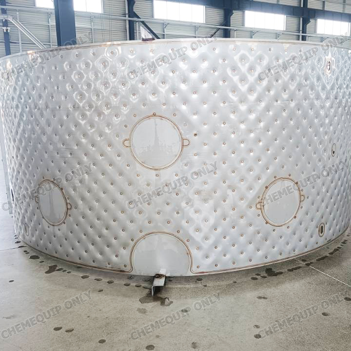 China Milk Refrigeration Stainless Steel Cooling Dimple Jacket Factory ...